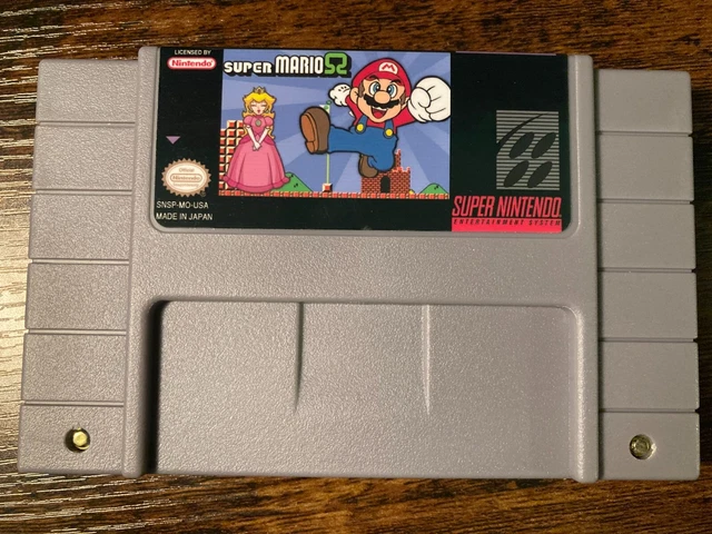 SUPER MARIO WORLD Omega SNES 16-Bit Game Cart USA NTSC English $26.00 ...