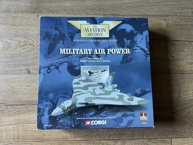 CORGI AVIATION ARCHIVE AA48303 Avro Vulcan B2 XH558 1/500 Full Power ...