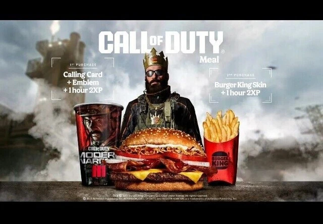 CALL OF DUTY Modern Warfare 3 Burger King Town Operator Skin MW3 (2 ...