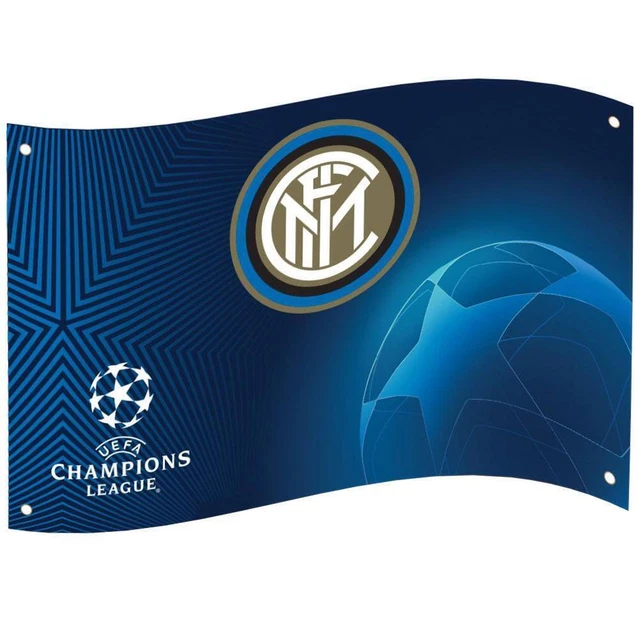FC INTER MILAN Flag UEFA Champions League 98cm x 71cm Official Licensed ...