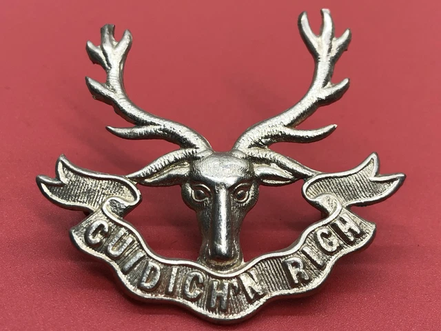 BRITISH ARMY SCOTTISH Regimental Cap Badge - Seaforth Highlanders £8.00 ...