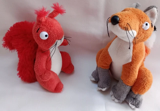 JULIA DONALDSON'S THE Gruffalo - Fox and Squirrel - 6" Plush Toys ...