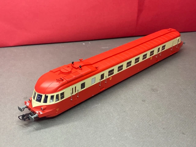 JOUEF HO 2411 S HO - ABJ 4 Red and Belgian DCC SOUND SNCF Motorrailway ...