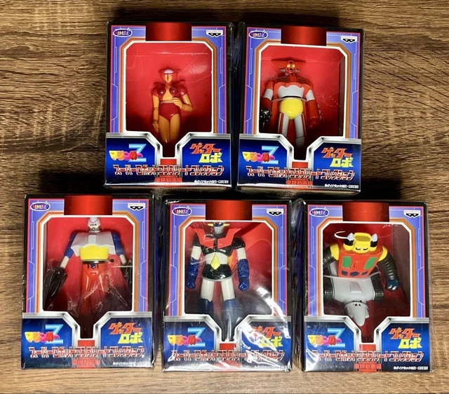 SUPER ROBOT 5-PIECE Figure Set Banpresto Magingen Z Great Mazinger Used ...