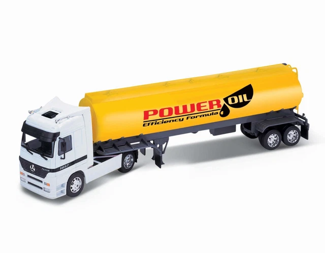 CAMION WELLY 1/32° Mercedes Benz Actros Citerne Power Oil Efficiency ... CAMION WELLY 1/32° Mercedes Benz Actros Citerne Power Oil Efficiency ...