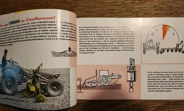 FENDT EINMANNSYSTEM GT Original Prospekt Broschüre Schlepper Traktor ...