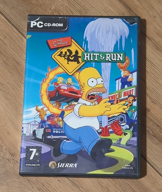 I SIMPSONS HIT & Run, Hit and Run PC CD-ROM X3 dischi videogiochi PC ...