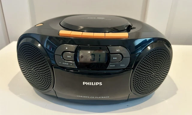 PHILIPS RADIO AZ328 Cassette/TapeRecorder/CD SoundMaster FM/USB/MP3 L45 ...