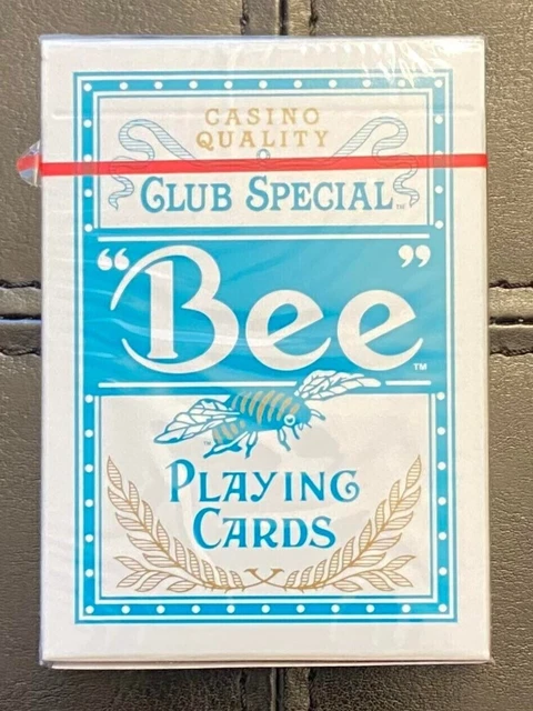 SEALED BRAND NEW Bee Casino Circus Circus Playing Cards Deck Teal Light ...