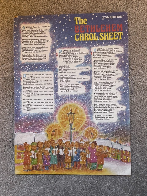 THE BETHLEHEM CAROL Sheet (27th Edition) £5.00 - PicClick UK