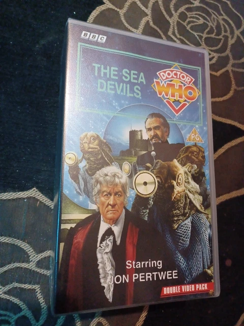 DOCTOR WHO - The Sea Devils - (VHS, 1995, 2-Tape Set, Double Pack) Jon Pertwee £3.00 - PicClick UK