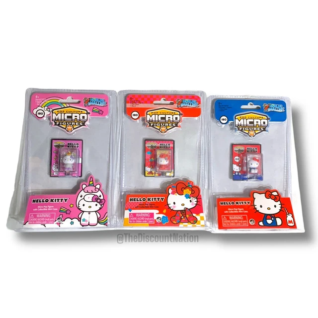 SANRIO HELLO KITTY World's Smallest Micro Figures Pop Culture Set of 3 ...