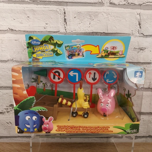 JUNGLE JUNCTION FIGURE Playset Zooter And Bungo Famosa Disney Junior ...