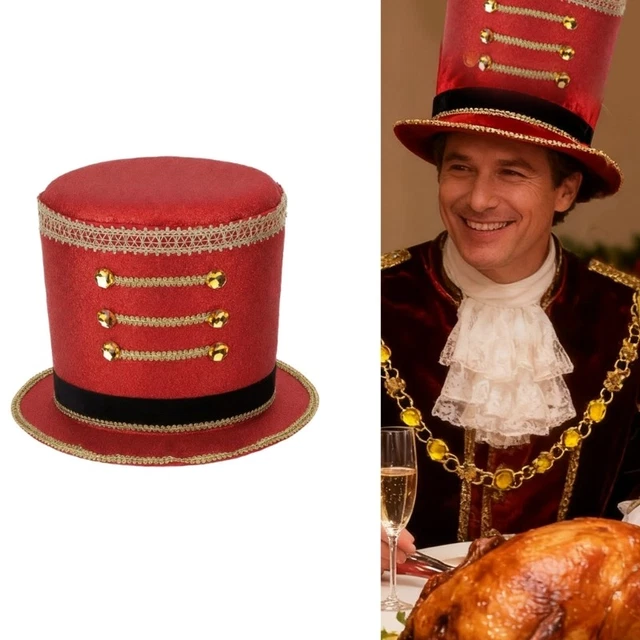 ELEGANT MAJORETTE CAP For Christmas Parades Adult Size Adjustable ...