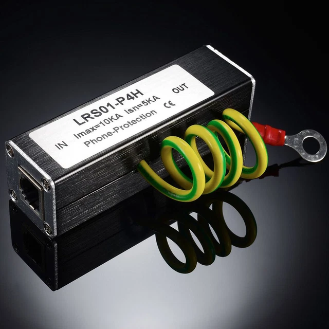 RJ11 TELEPHONE FAXPROTECTOR Avoid Interference Safety Thunder Arrester ...