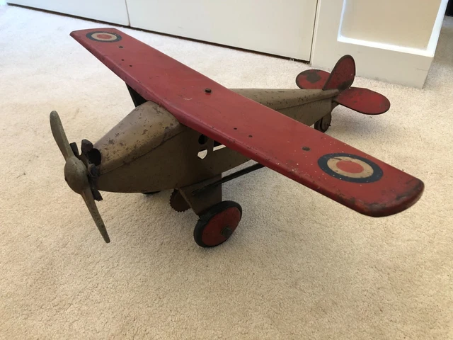 LARGE VINTAGE TRI-ANG pressed steel aeroplane £375.00 - PicClick UK