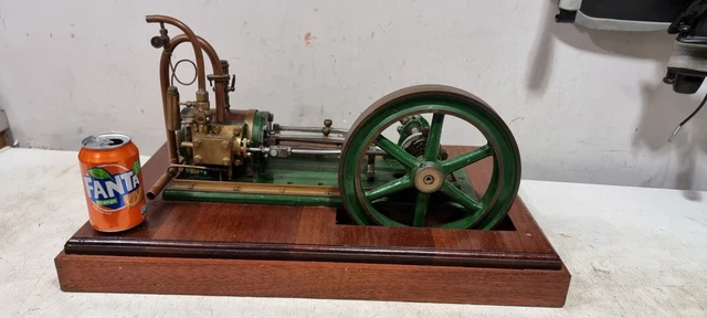 LARGE LIVE STEAM HORIZONTAL MILL BEAM ENGINE WITH 24cm FLYWHEEL £417.00 ...