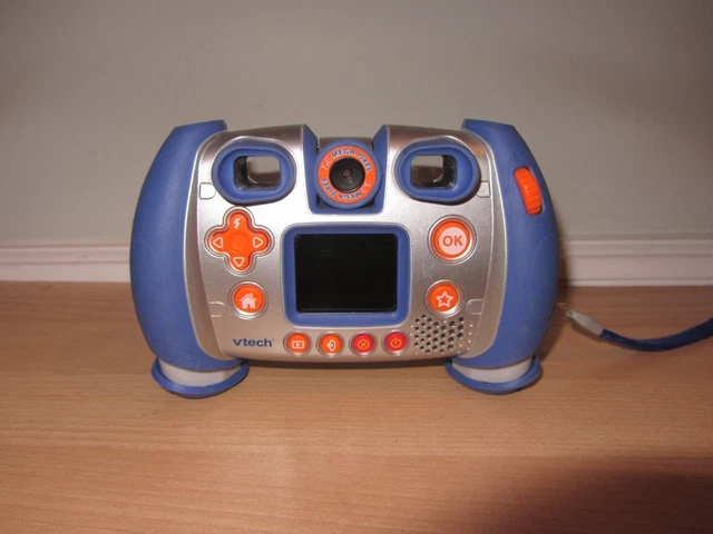 VTECH KIDIZOOM TWIST Plus Kids Digital Camera in Blue 4 x Digital Zoom ...