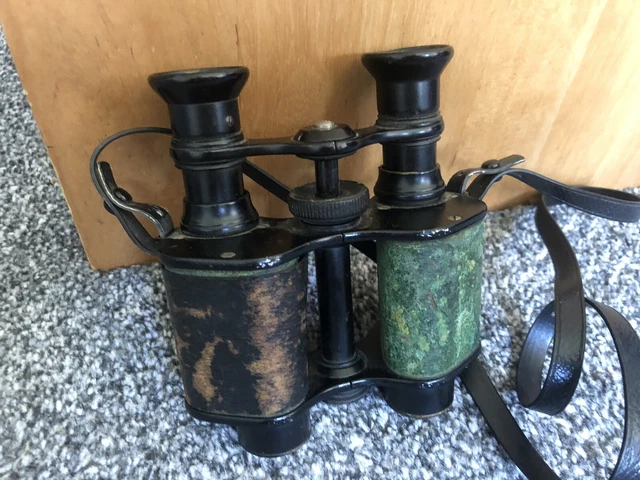 WW1 ? BINOCULARS Military Army Field Glasses £20.00 - PicClick UK