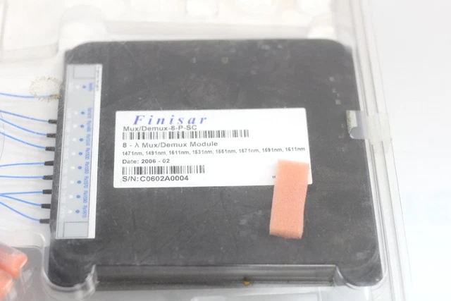 FINISAR 8-CHANNEL DWDM Mux/Demux Module 1471?1611nm SC/APC Fiber Optic ...