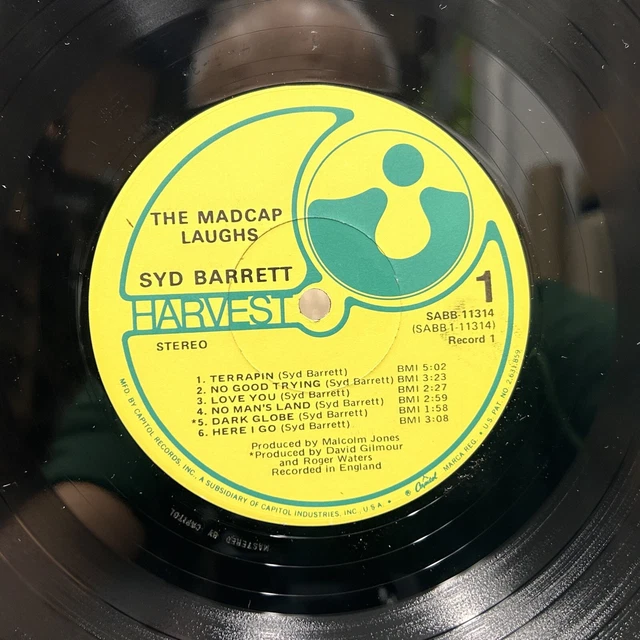 SYD BARRETT – the Madcap Laughs/Barrett - 2 LP Ex/Ex+ 1974 US 1st SABB ...