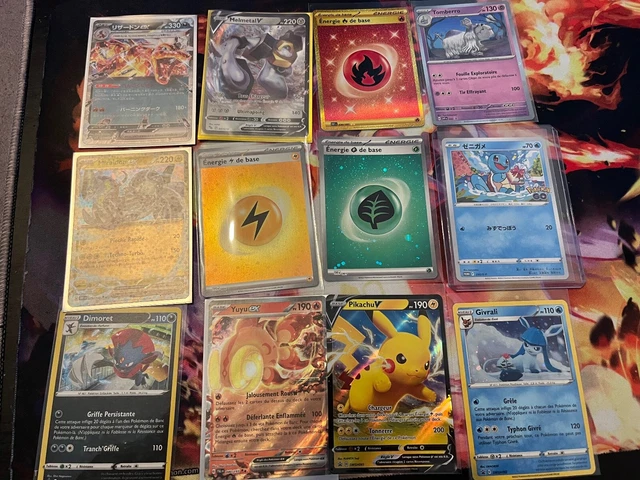 LOT DE CARTES Pokemon française neuve dont dracaufeu ex + gold EUR 6,50 ...