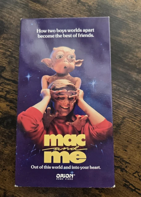 MAC AND ME VHS Sci-Fi Adventure Orion Home Video EP Mode Red Flap 1989 ...