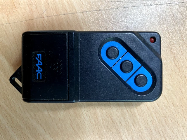 3 CHANNEL FAAC TM3 433 DS remote control used £7.99 - PicClick UK