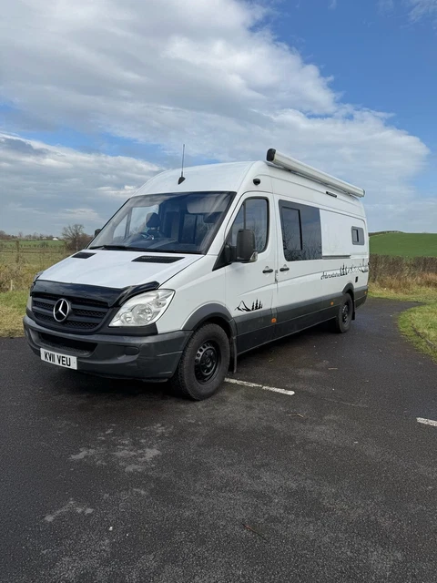 MERCEDES SPRINTER LWB campervan fully off-grid aircon £5,700.00 ...
