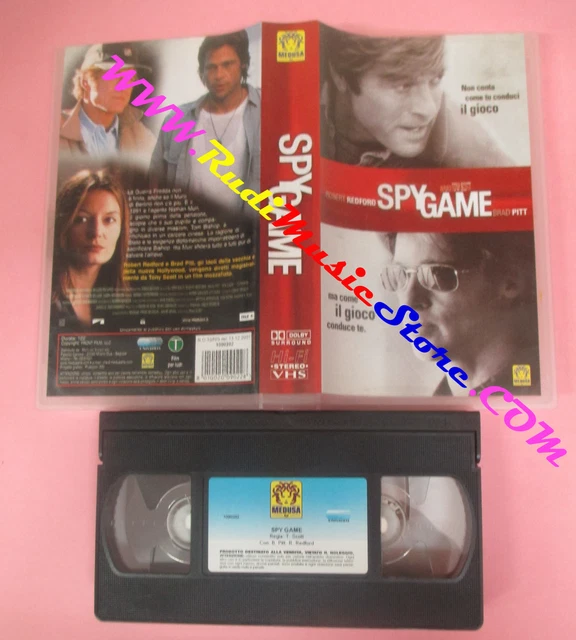 VHS*FILM SPY GAME 2001 Robert Redford Brad Pitt MEDUSA 1090202 (F158 ...