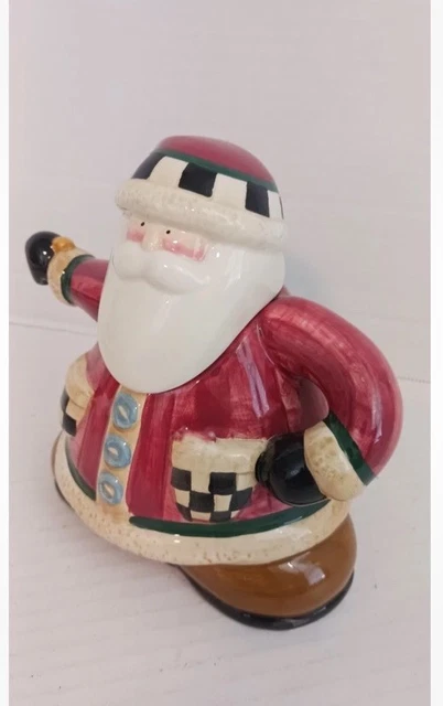 MACKENZIE CHILDS INSPIRED Sakura Debbie Mumm Short and Stout Santa ...