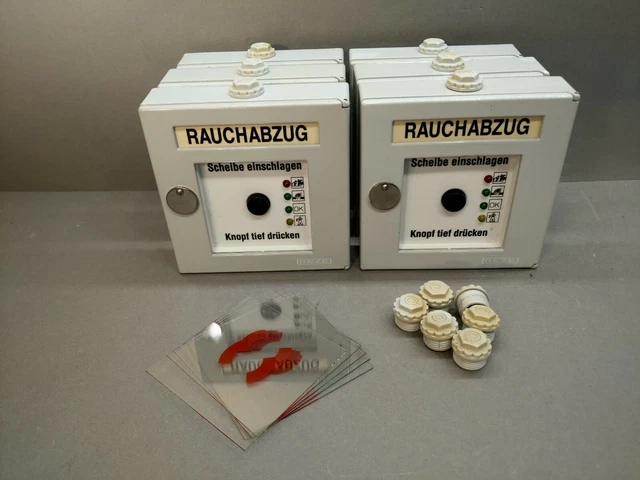 GEZE RWA-TASTER FT4/24V Handtaster im Alu-Gehäuse,Rauchabzug ...