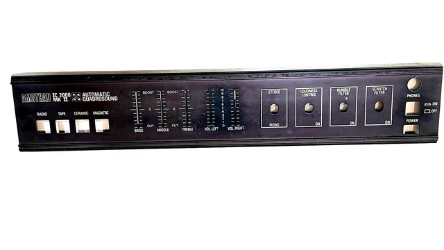 AMSTRAD IC 2000 Mk2 Automatic Quadrosound. Front Panel Only £16.31 ...