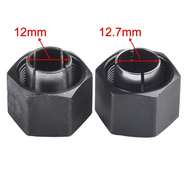 ROUTER COLLET SET (12mm and 12 7mm) for DW6212 DW616 DW618 DW621K ...