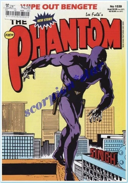 THE PHANTOM COMIC BOOK #1539 WIPE OUT BENGETE : FREW : Lee Falk : 2009 ...
