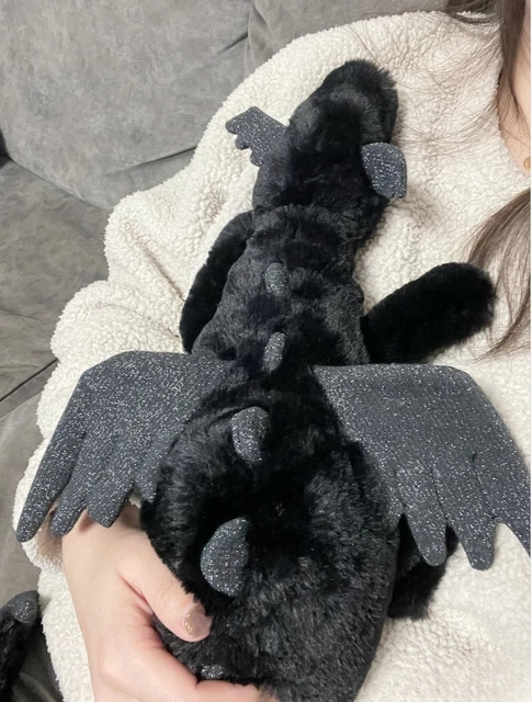DREAM GIFT: JELLYCAT Large Black Sky Dragon (Onyx) 50cm with Tags ...
