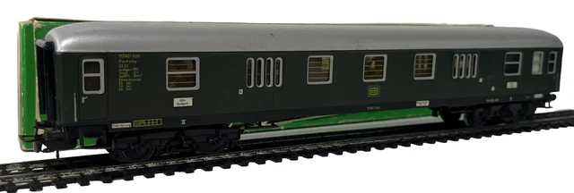 GREEN BOX MARKLIN HO 4026 DB Mail Coach Carriage Tinplate Green Boxed ...