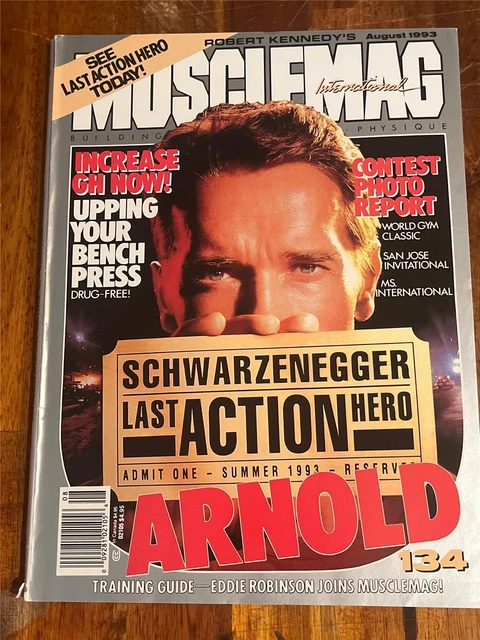 MUSCLEMAG BODYBUILDING MUSCLE magazine ARNOLD SCHWARZENEGGER/Larry ...