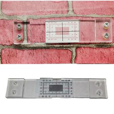 ACRYLIC MIXING RATIO Ruler Geotechnical Engineering Equipment Crack ...