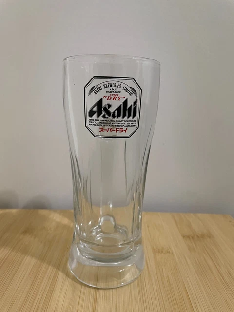 ASAHI SUPER DRY Beer Glass Mug (350 ml) x 2 pcs Brand New Japan $69.88 ...