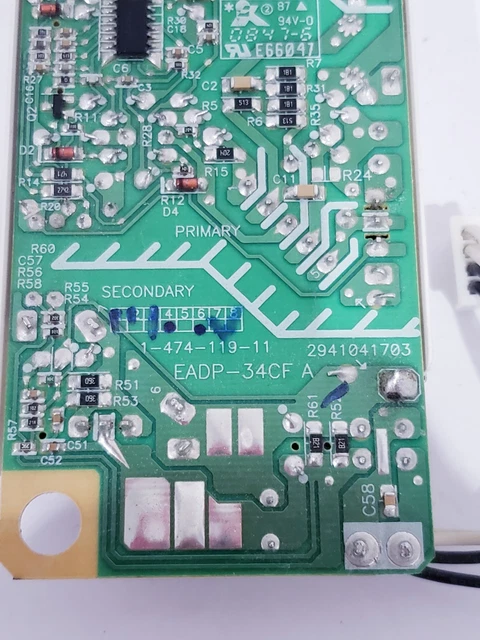 SONY PLAYSTATION 2 Slim PS2 Power Supply Board EADP-24CF For SCPH-90006 ...