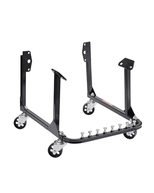VEVOR ENGINE STAND 750 LBS Motor Hoist Dolly with 4 Swivel Casters ...