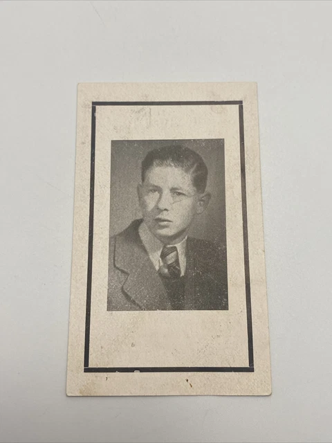WW2 GERMAN DEATH Card Army Infantryman KIA 10/03/1944 Eastern Front £8. ...