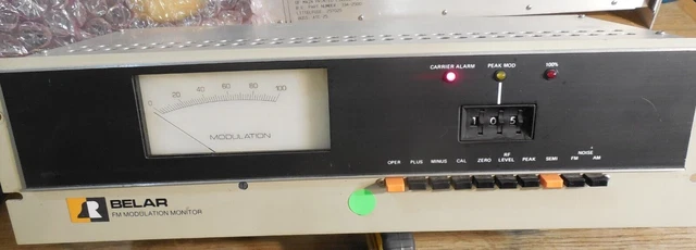 BELAR FM MODULATION Monitor FMM-2 Pro Broadcast Audio in good shape ...