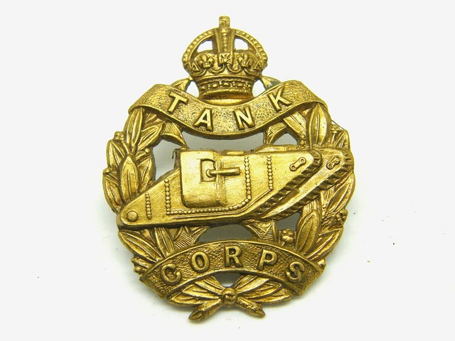 THE WW1 TANK Corps Army Military Cap Badge Part Collection Genuine £29. ...