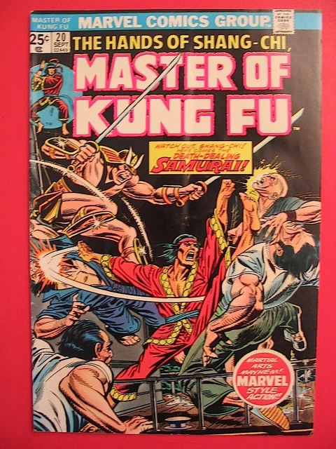 SHANG-CHI MASTER OF KUNG FU numéro # 20 Marvel Comics Paul Gulacy BON ...