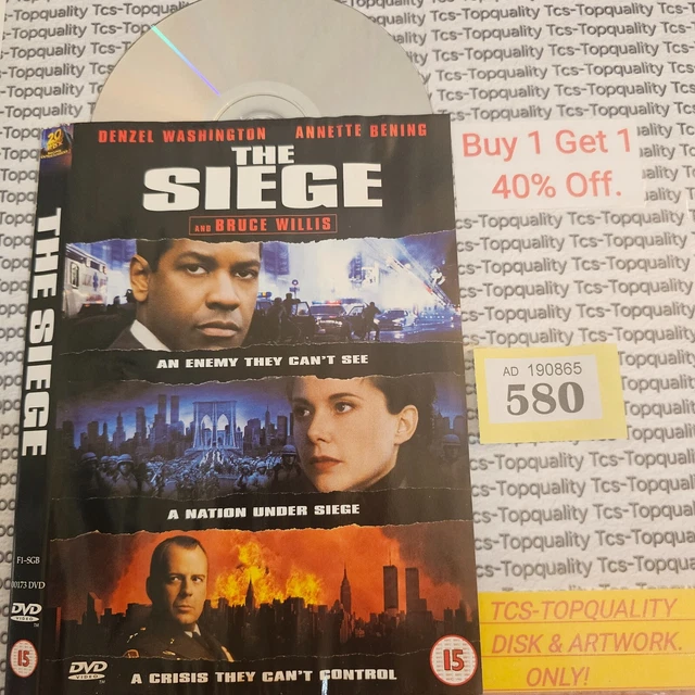 THE SIEGE DVD disc and artwork only. Save £s. Eco. £1.78 - PicClick UK
