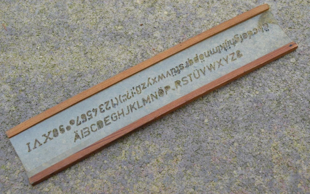 GERMAN WW2 WEHRMACHT NCO SOLDIER RULER FOR MAP CASE Original #1 $24.00 ...