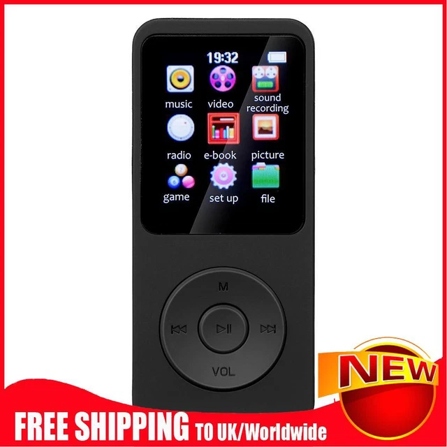 MINI BLUETOOTH-COMPATIBLE E-BOOK Sports MP3 MP4 FM Radio Music Players ...