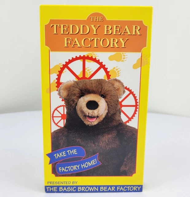 THE TEDDY BEAR Factory VHS, 1998 Teaching Kids In Making a Stuffed ...